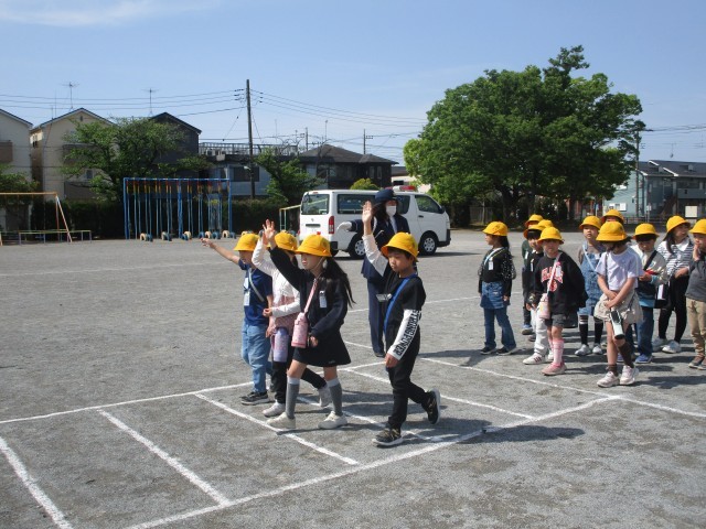 八潮市立大原小学校 | 学校日記 | 交通案全教室 1・2年